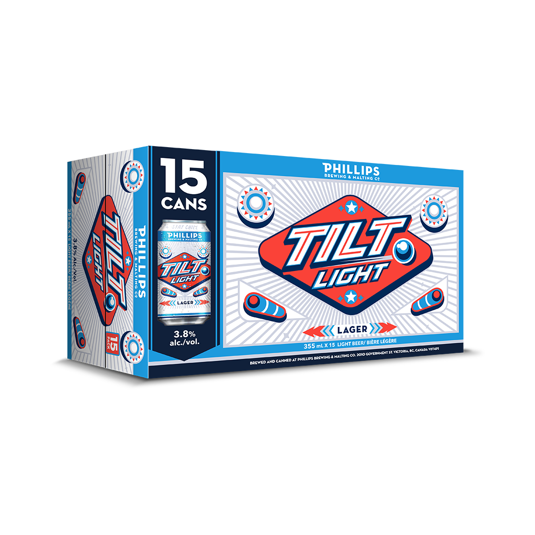 Phillips Tilt Light Lager - 15x355mL