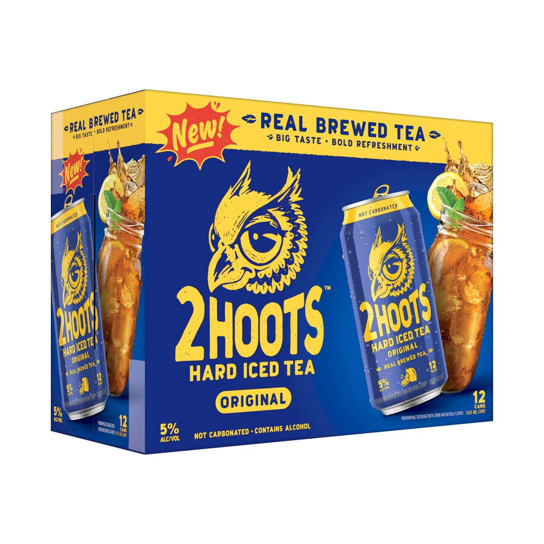2 Hoots Hard Iced Tea - 12x355mL